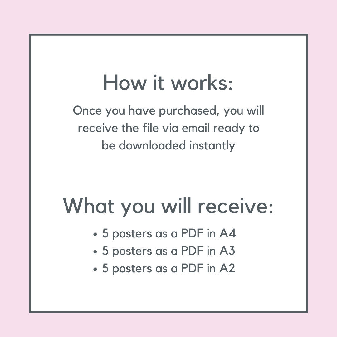 5 Speech Pathology Therapy Posters Motivational Affirmations Positive ...