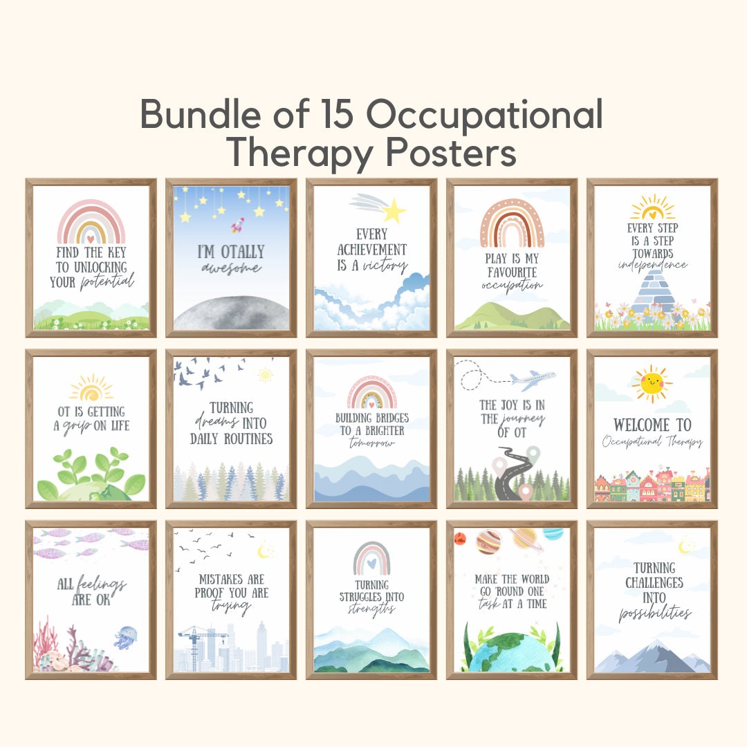 Occupational Therapy Motivational Posters Inspirational Positive ...