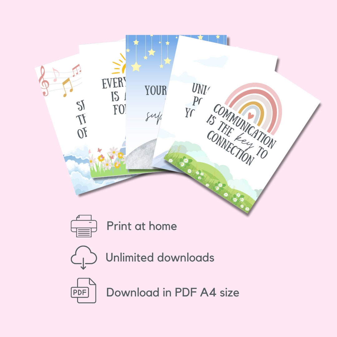 Speech Therapy Teacher Quotes and Posters for Display in Clinic Rooms ...