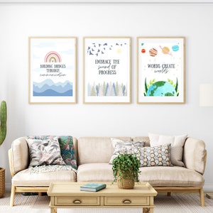 Motivational Positive Affirmation Speech Therapy Posters for Classroom ...