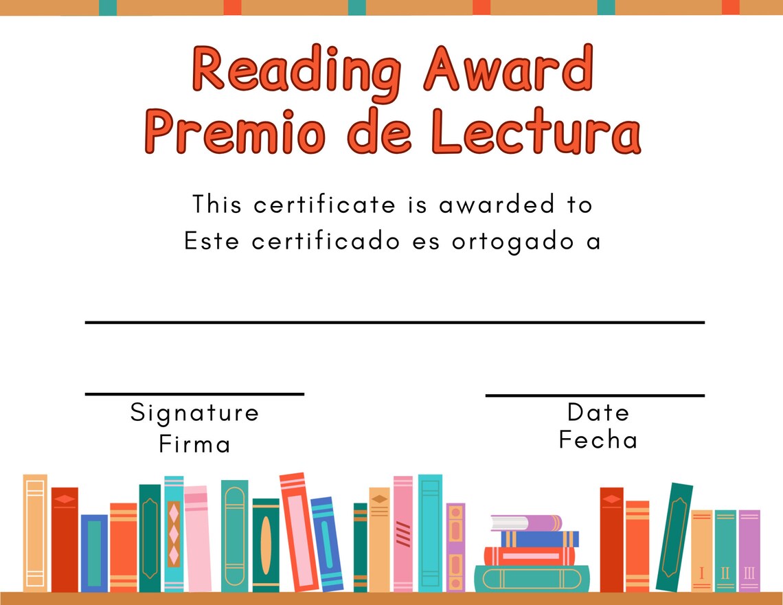 10 Bilingual Certificates for Teachers, Spanish-english/10 Certificados ...