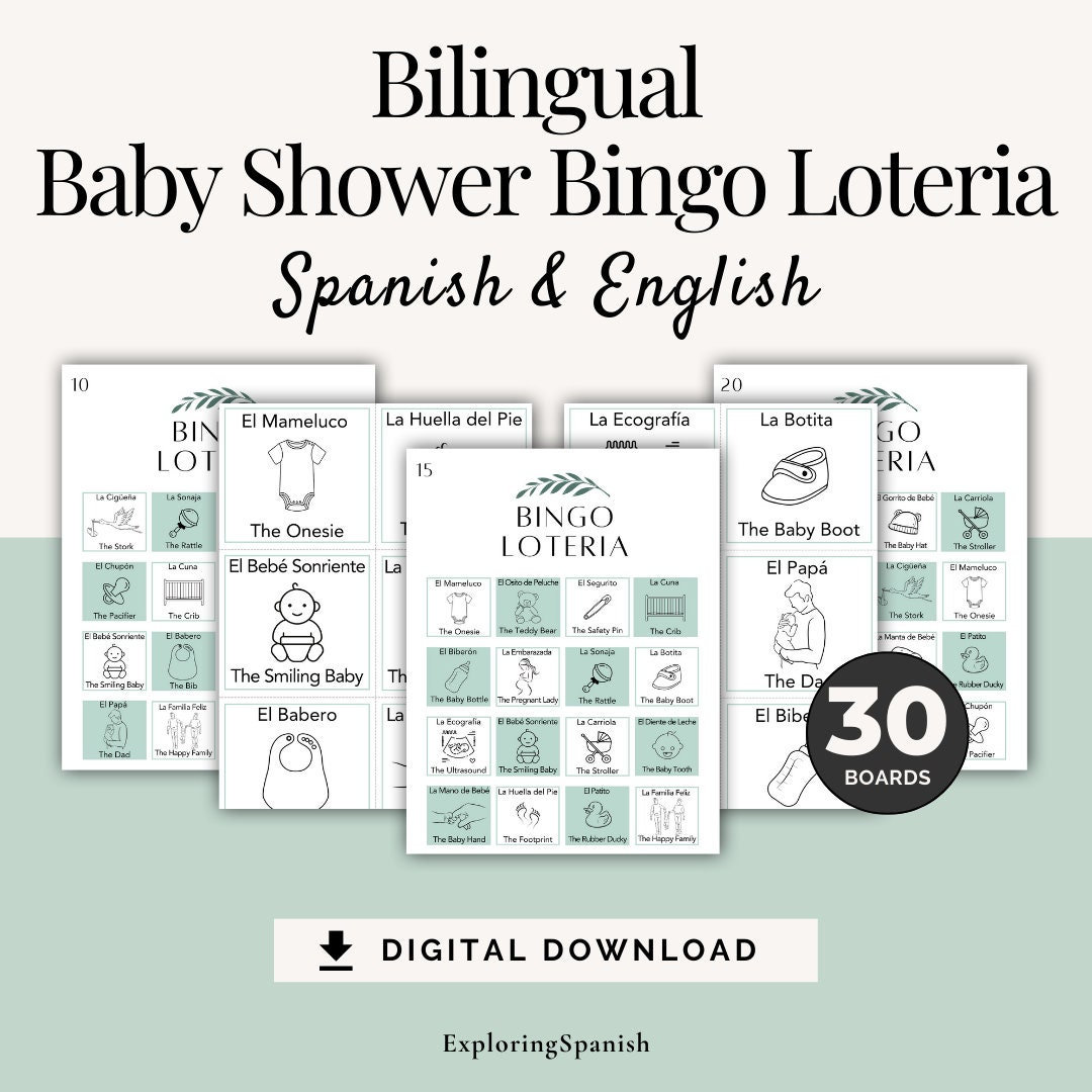 SPANISH Printable Alphabet Bingo / Loteria Abecedario en