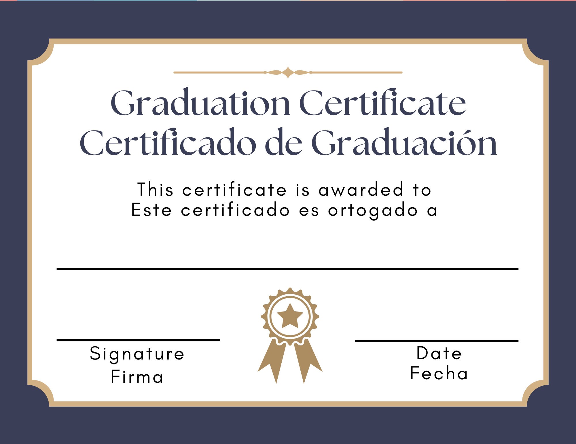 10 Bilingual Certificates for Teachers, Spanish-english/10 Certificados ...