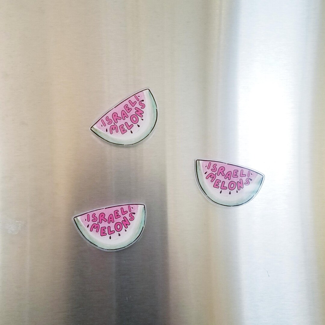 Israeli Melons Fight Antisemitism Israel Jewish Pride Acrylic Magnet - Etsy