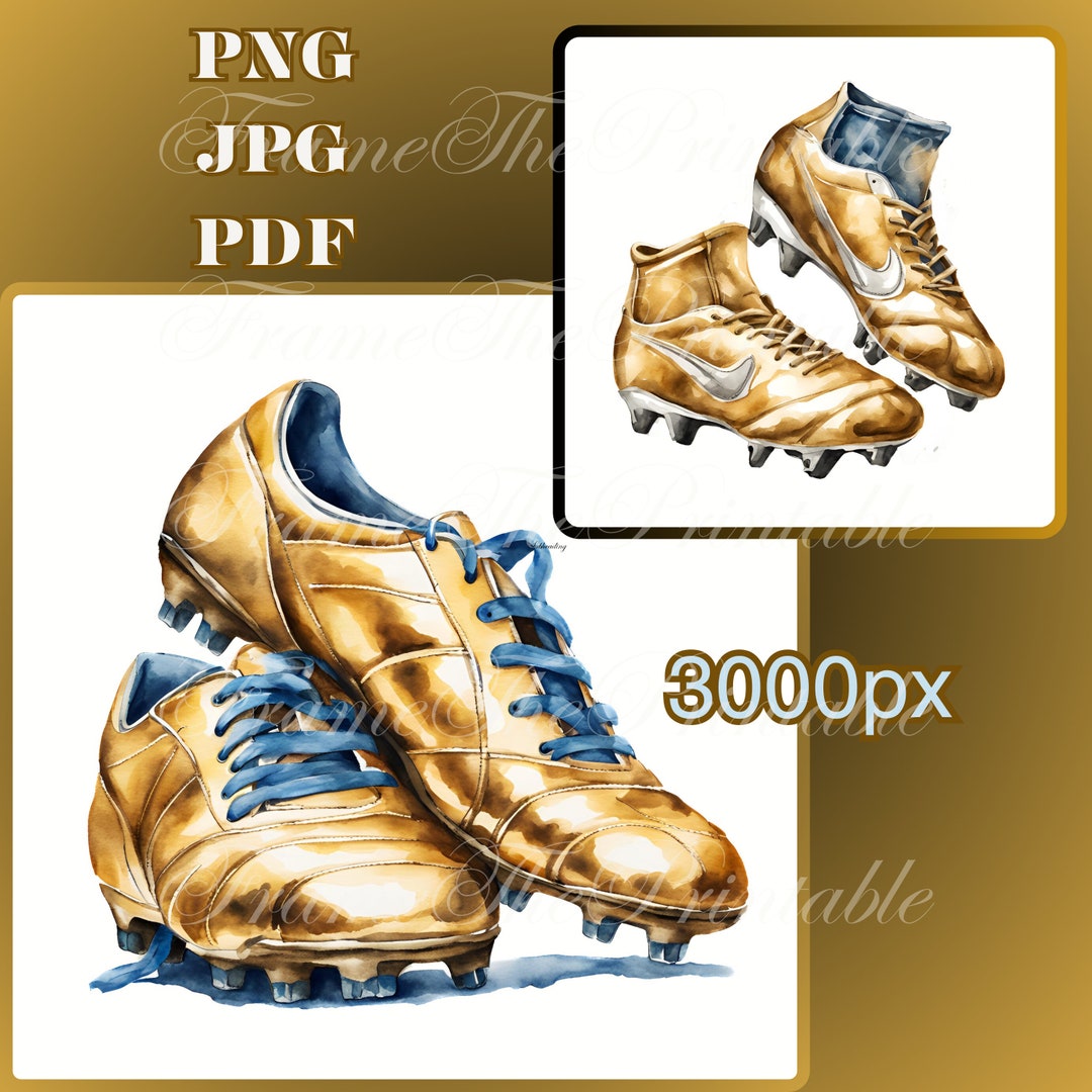 Soccer Clipart Printable for Tumbler Football EURO 24 Shoes Sublimation ...
