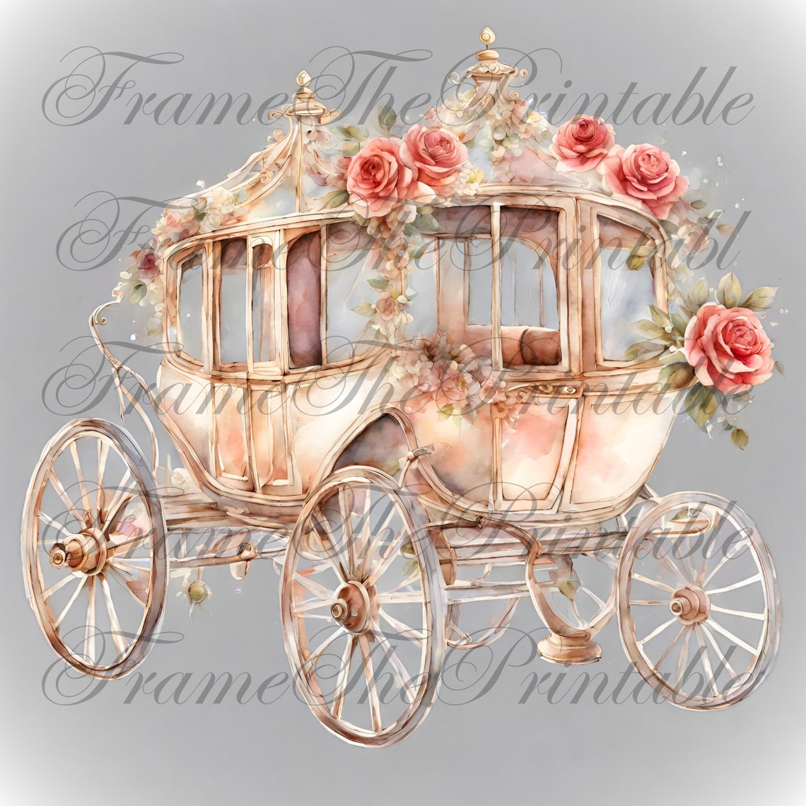 Wedding Carriages Scrapbooking Clipart 10 Images Vintage Digital ...