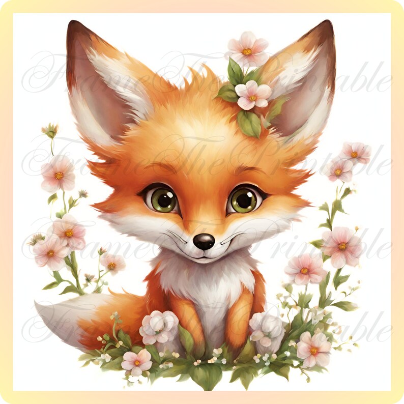 Cute Baby Red Foxes Clipart 16 Images High Quality Pictures ...
