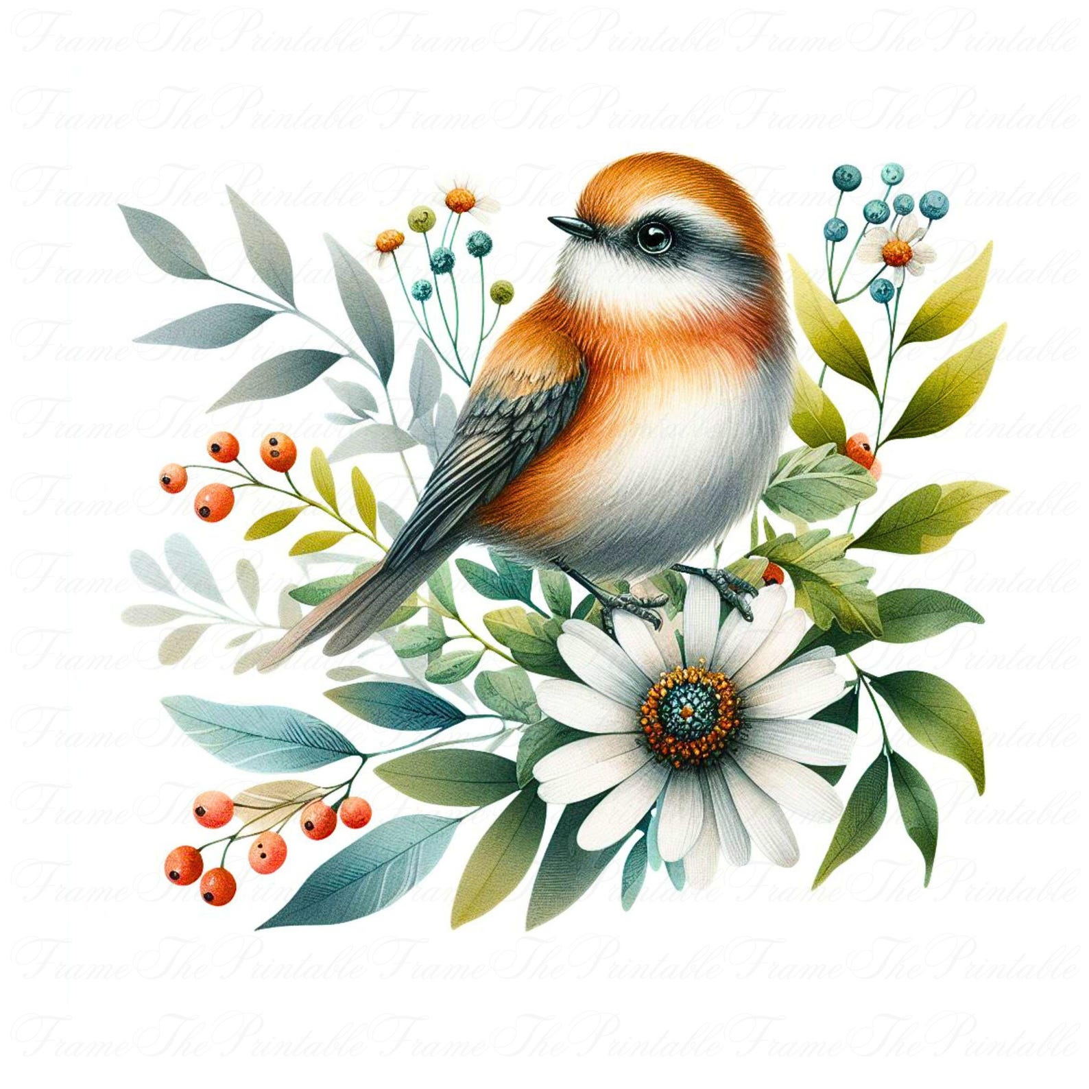 Bird Clipart PNG Bundle, Magic Nature Art, Cute Colourful Birds on ...