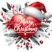 Christmas Hearts Clipart, 18 JPG Images for Cards Making Invitations ...