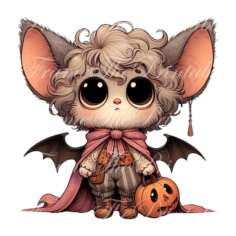 Cute Halloween Bat Clipart 17 PNG 300 DPI Witch Hat Funny Spooky ...