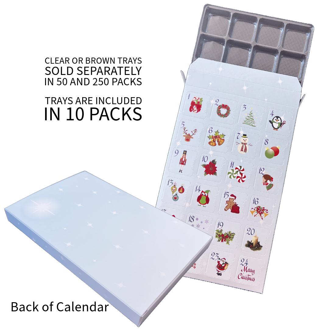 Made in USA - 10 Sets - Fillable (empty) Advent Calendar Candy Boxes ...