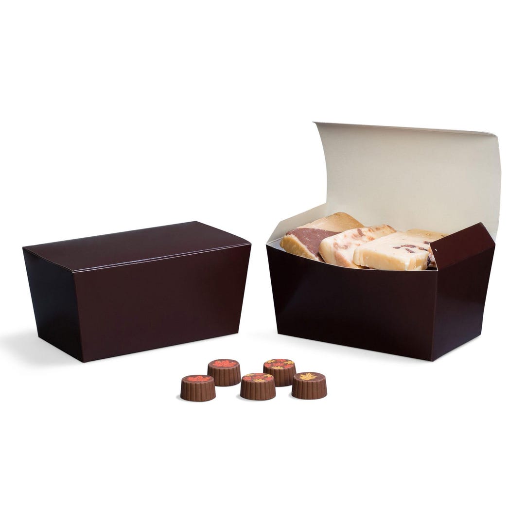 Made in USA - 50 - 1 Lb. Brown Ballotin Candy Boxes - Food Safe - Etsy