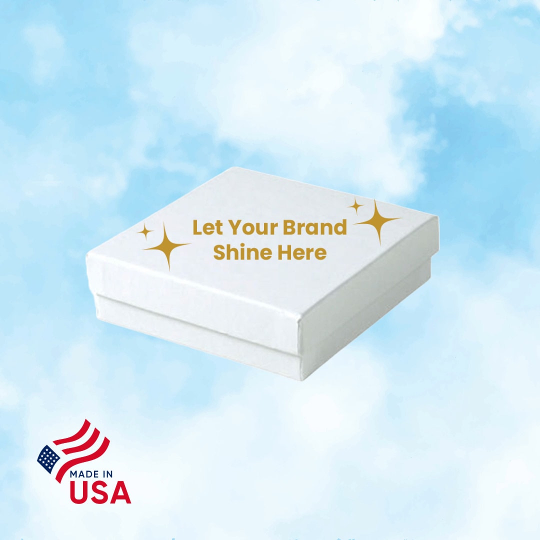 200 Boxes Custom Printed Cardboard Jewelry Boxes Luxury Hot-stamping ...
