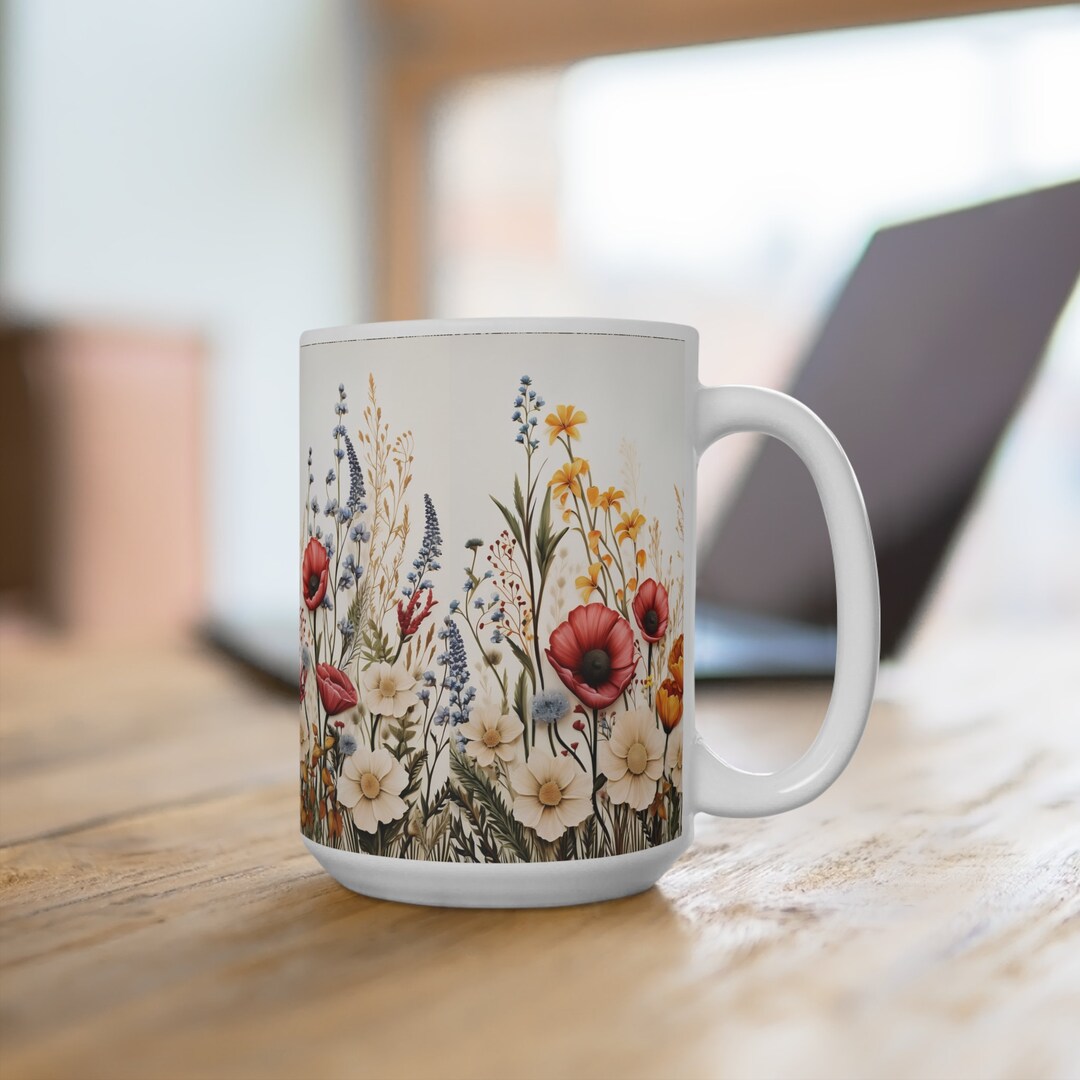 Flower Coffee Mug, Flower Mug, Floral Coffee Mug, Floral Mug, Floral ... Flower Coffee Mug, Flower Mug, Floral Coffee Mug, Floral Mug, Floral ...
