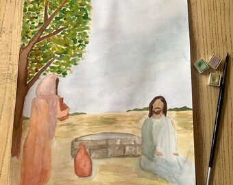 The Woman at the Well Clip Art Combo Pack - Etsy