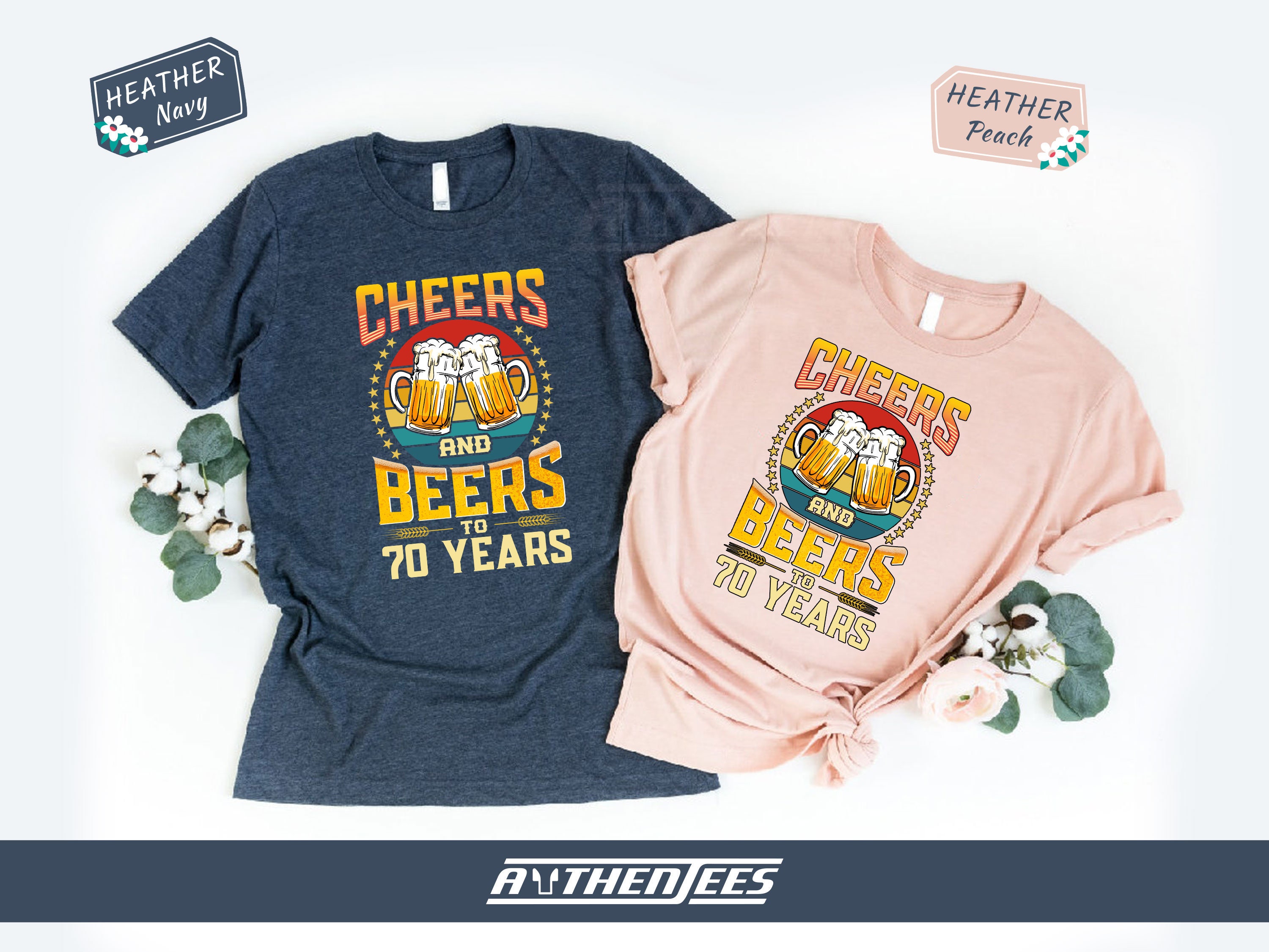 Custom Cheers and Beers to 30 Years Tshirt | Birthday Shirt | 30th ...