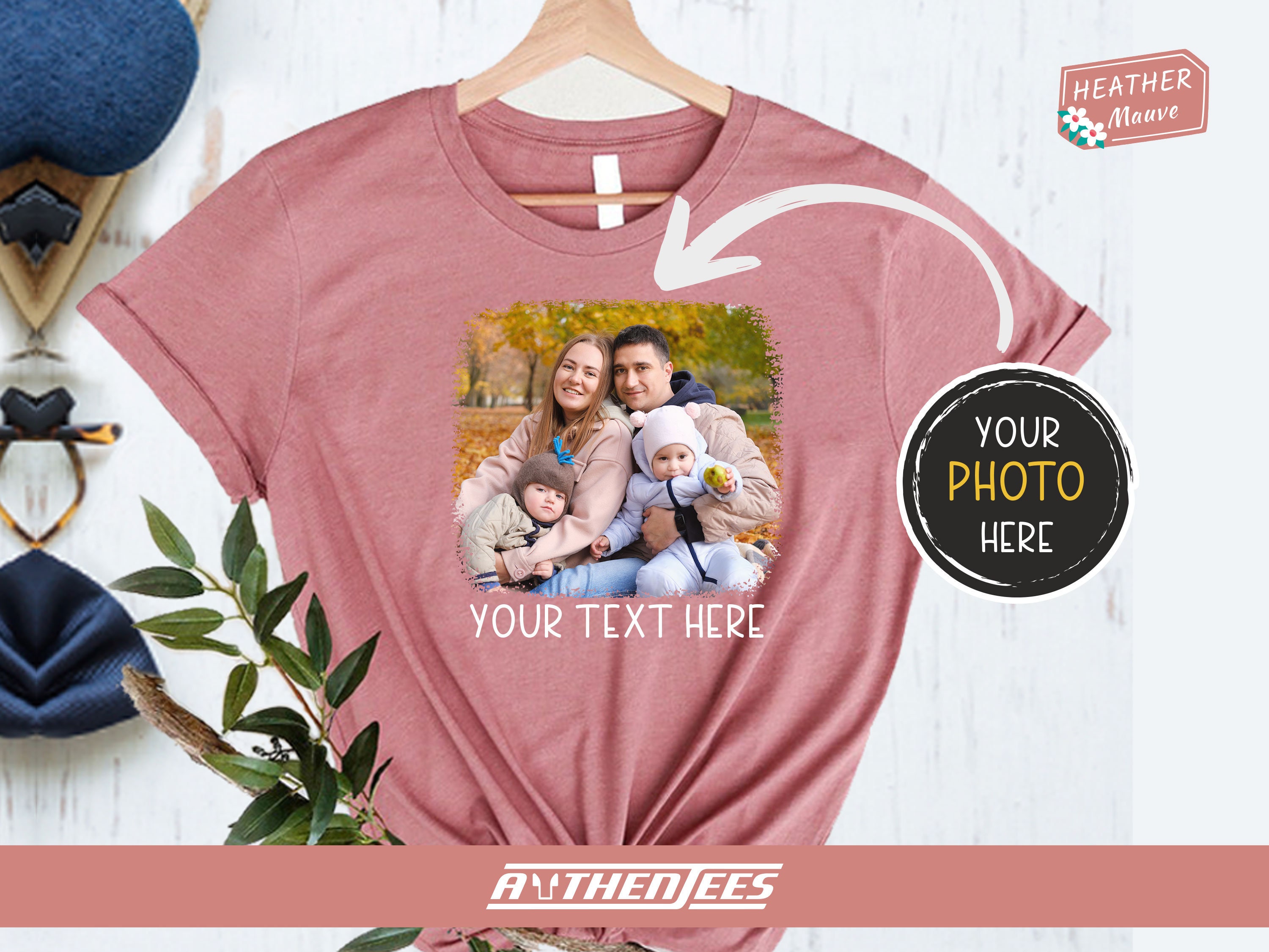 Custom T-shirt With Your Own Photo Print Custom Photo Custom Picture ...