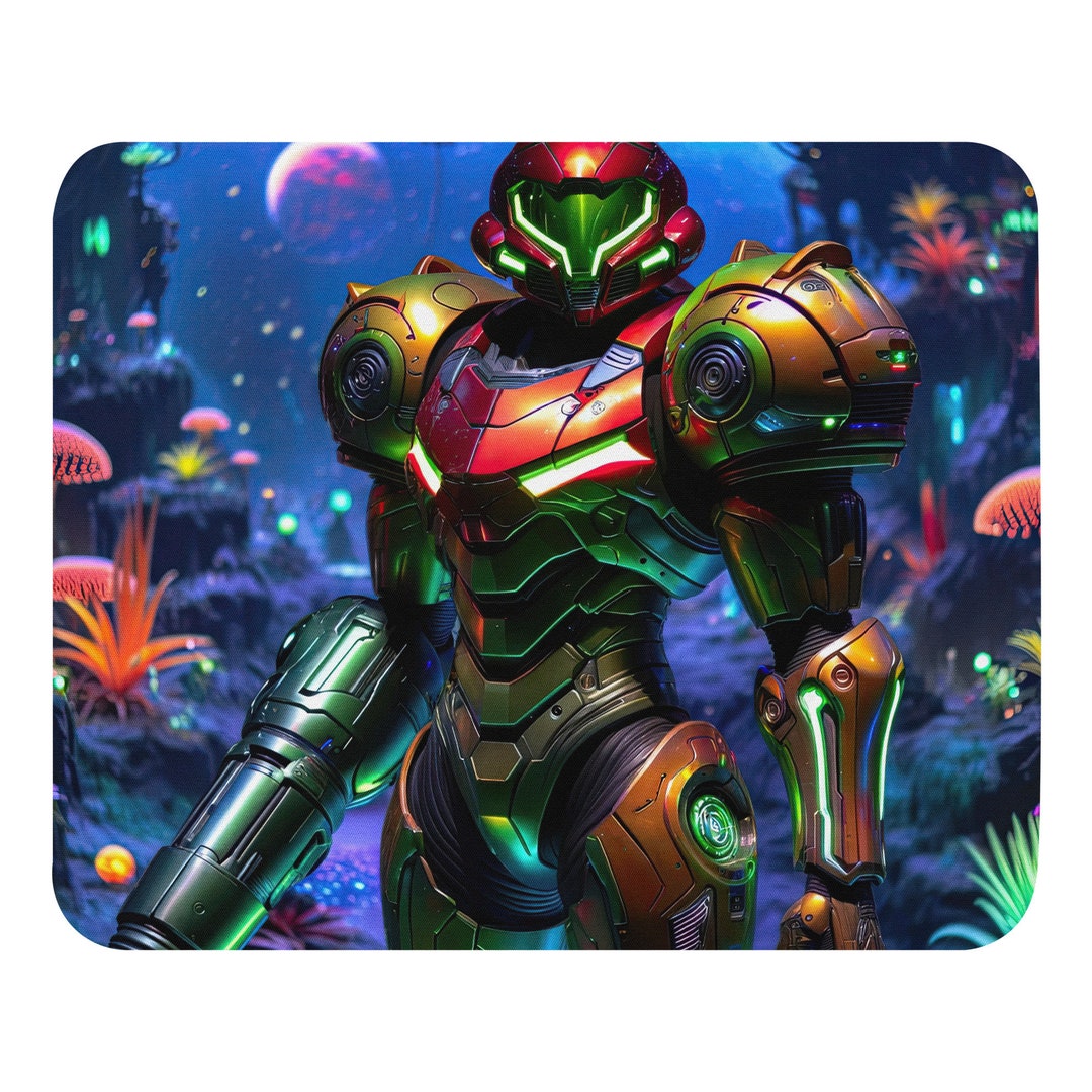 Mouse Pad Metroid Samus Aran Gaming Mouse Pad - Etsy