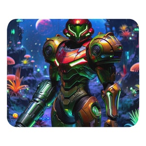 Mouse Pad Metroid Samus Aran Gaming Mouse Pad - Etsy