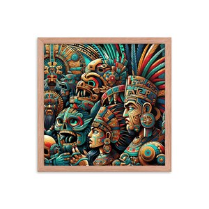 Aztec Gods | Mexica Gods | Wall Art | Home Decor | Pantheon Gods - Etsy
