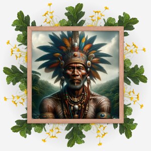 Framed Poster | Taino | Cacique | Leader | Wall Art | Home Decor ...