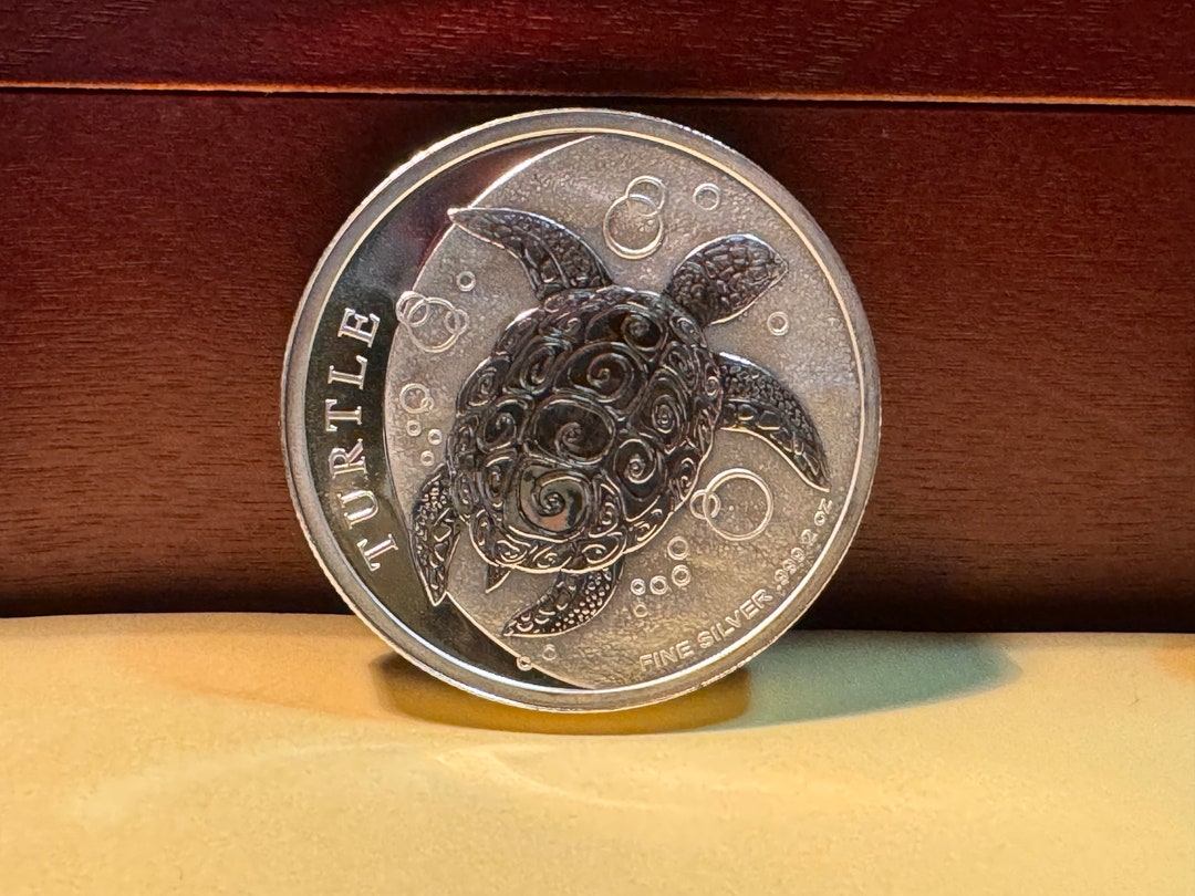2 Oz Silver 2024 Niue Hawksbill Turtle Coin - Etsy