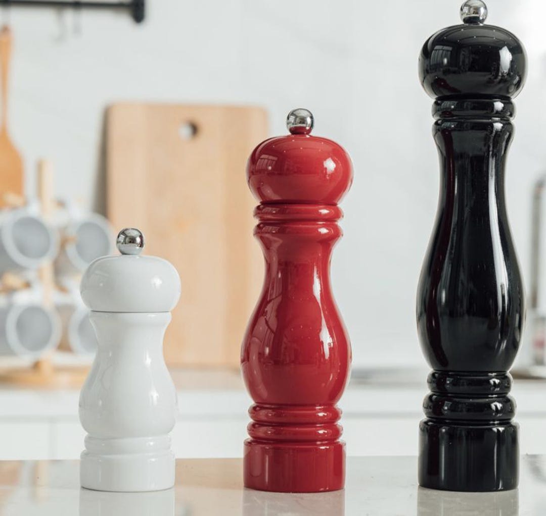 Colorful Salt and Pepper Grinder Adjustable Coarseness, Multi-purpose ...