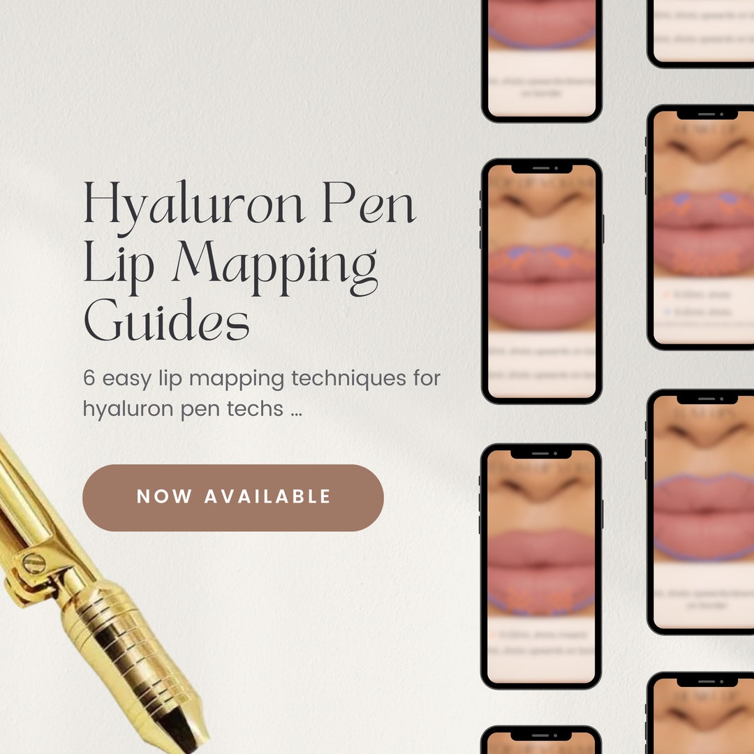 Hyaluron Pen Lip Mapping, Dermal Lip Fillers, Lip Maps, Russian Lips ...
