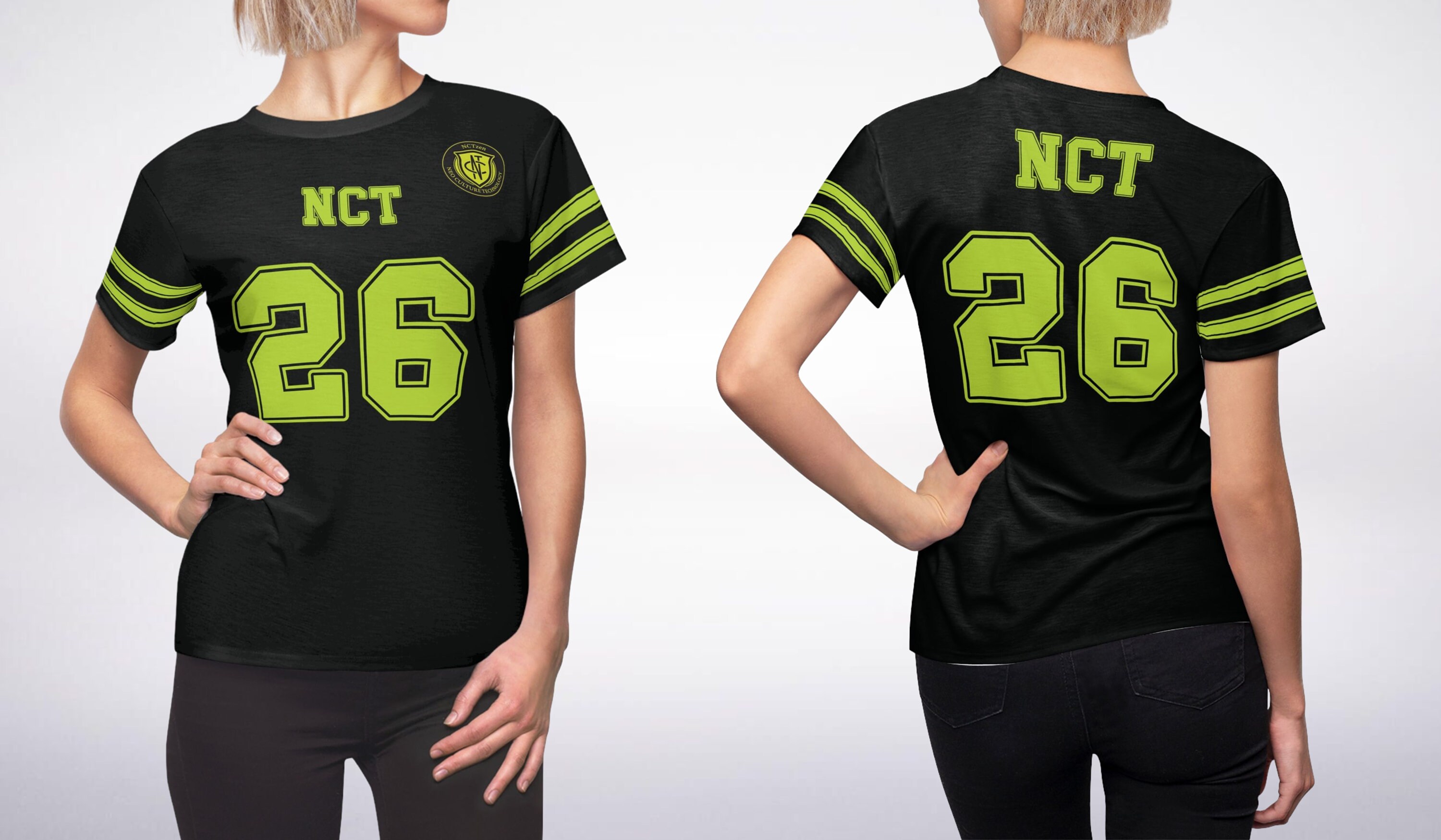 NCT T-shirt Football Team Style, New Culture Tecnology T-shirt, NCT ...