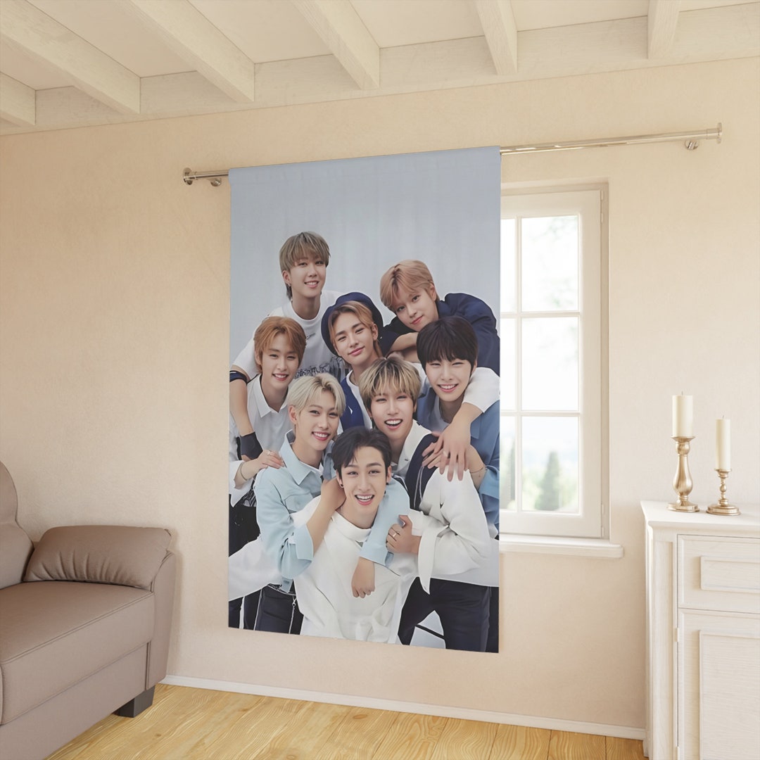Stray Kids Window Curtains 1 Piece, Stray Kids Merch, Stray Kids ...