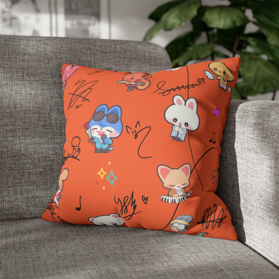 Stray Kids Skzoo Inspired Pillow Case, Straykids Pillow Shams, Gift for ...