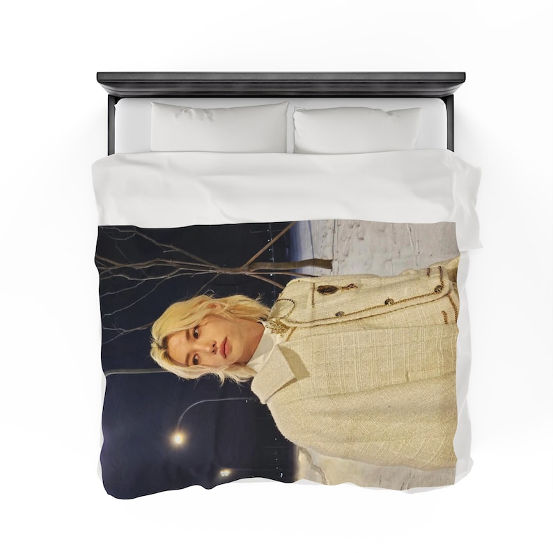 Felix Photo Blanket, Stray Kids Felix Velveteen Blanket, Custom Gift ...
