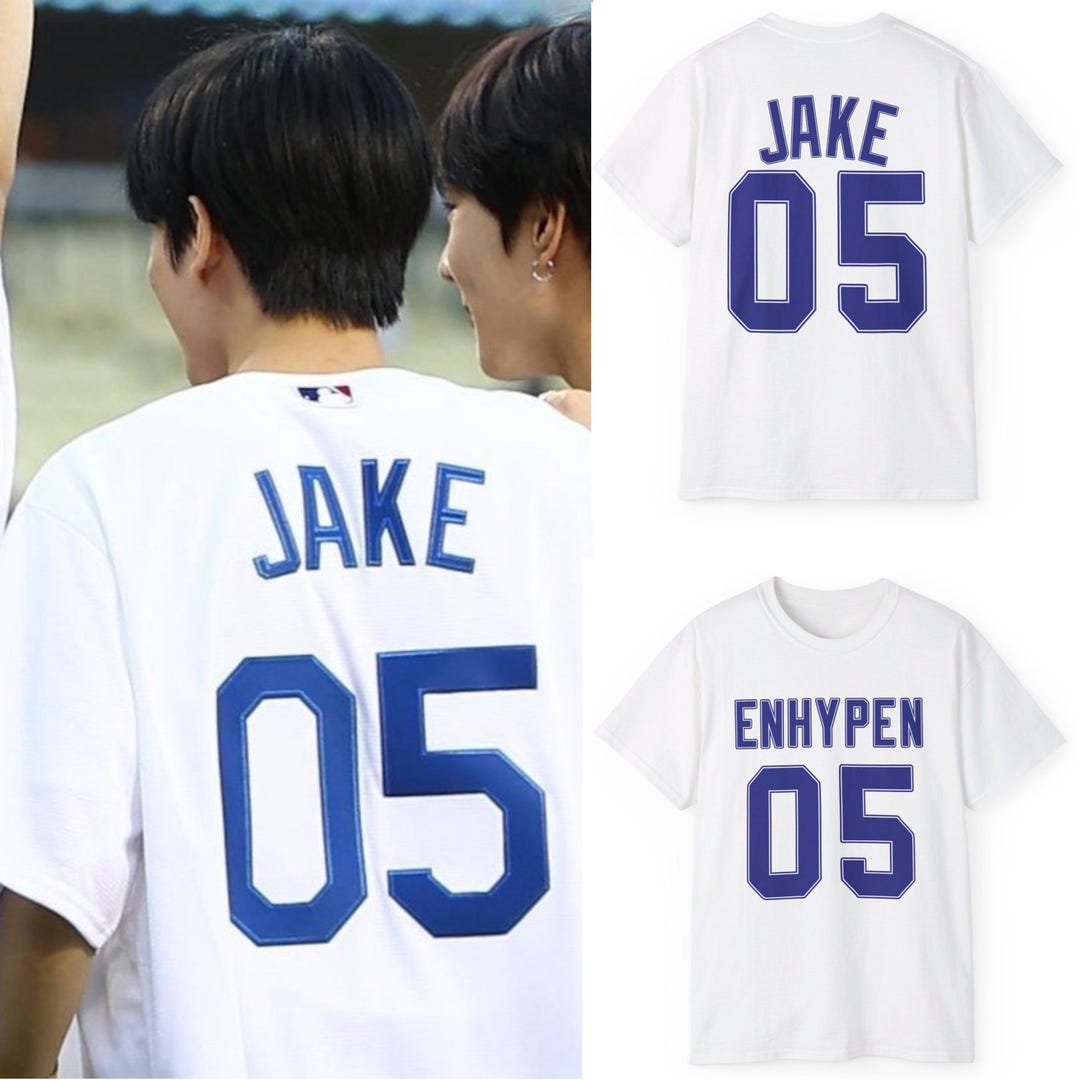 Enhypen Jake 05 Baseball Shirt, Jake Jersey Number, Enhypen Unisex ...