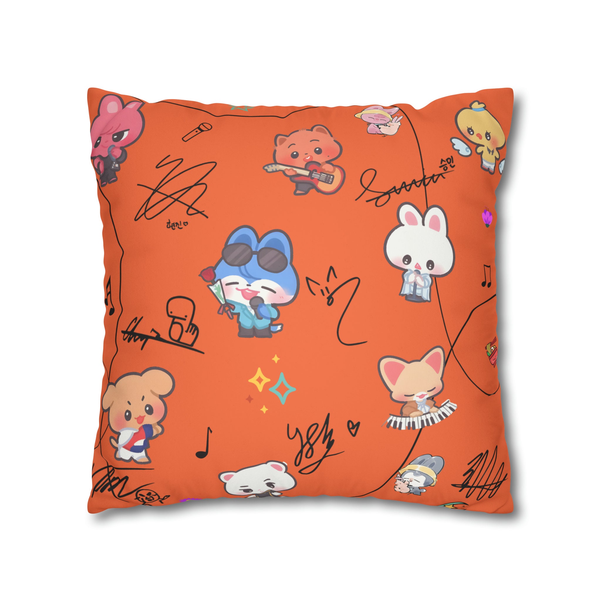 Stray Kids Skzoo Inspired Pillow Case, Straykids Pillow Shams, Gift for ...
