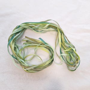 Silk Ribbon 4 Mm 40 Meters Monochrome, 100 % Pure Silk, Ribbon ...