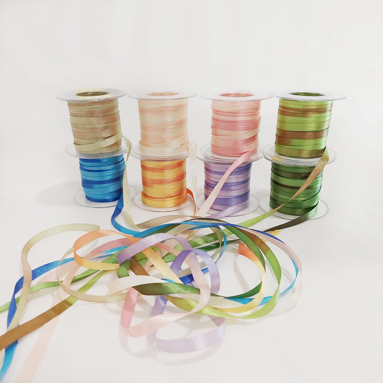 Variegated Majestik Ribbon 2,4,7,13,25mm Ribbon by the Yard Doll Making ...