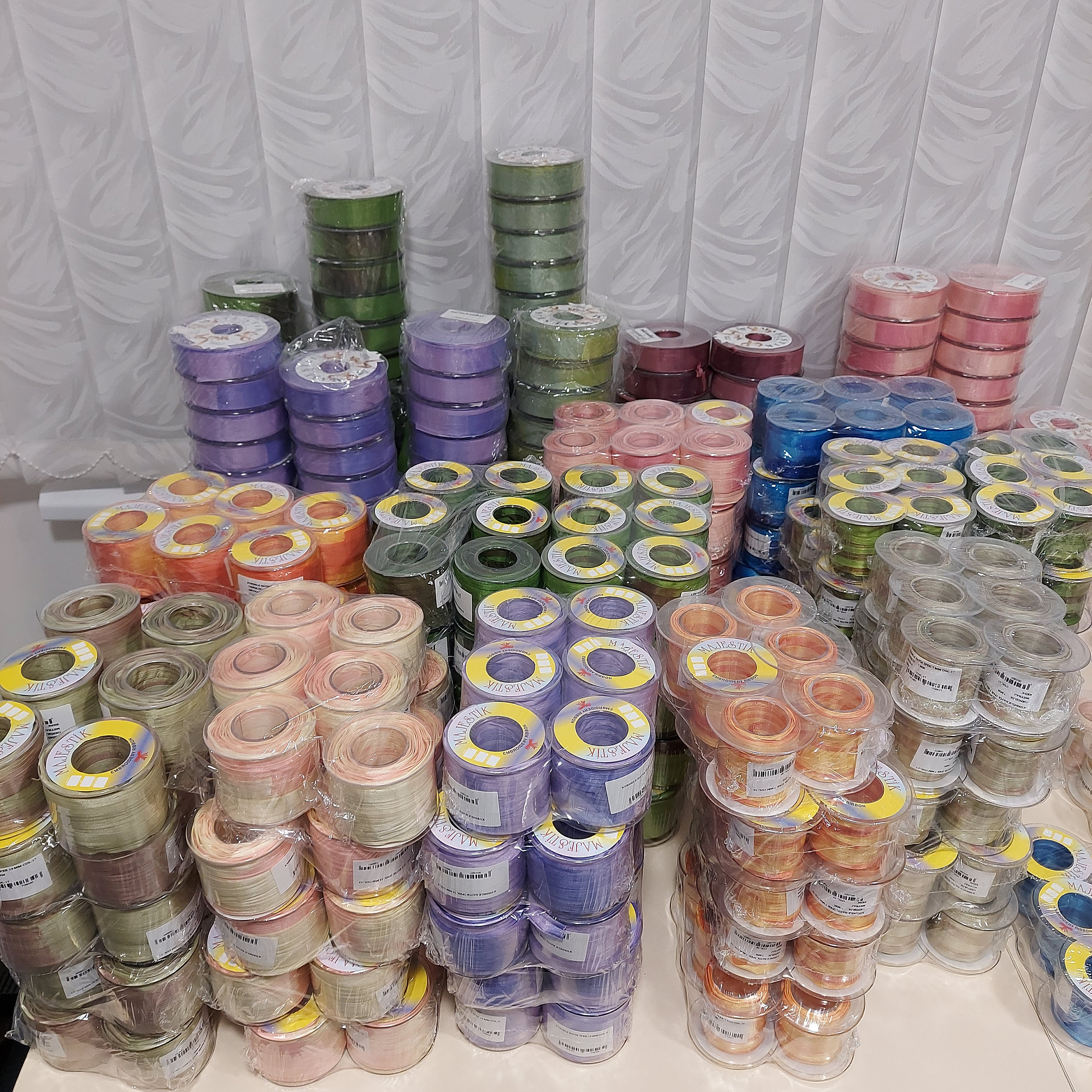 Variegated Majestik Ribbon 2,4,7,13,25mm Ribbon by the Yard Doll Making ...