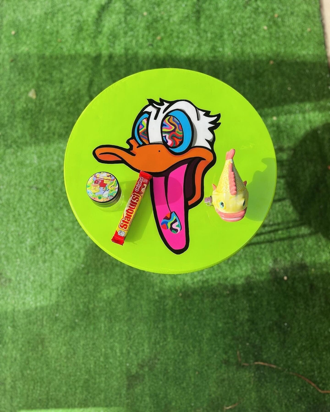 Trippy Donald Table - Etsy