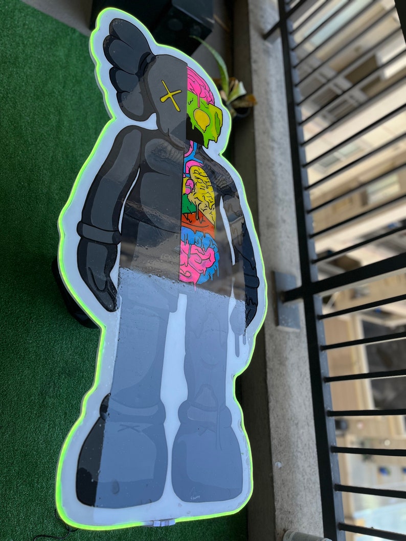 KAWS Half LED Table - Etsy