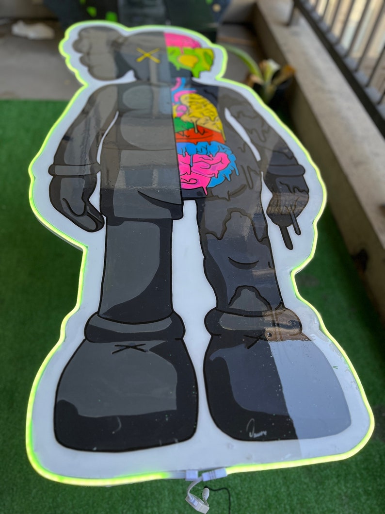 KAWS Half LED Table - Etsy