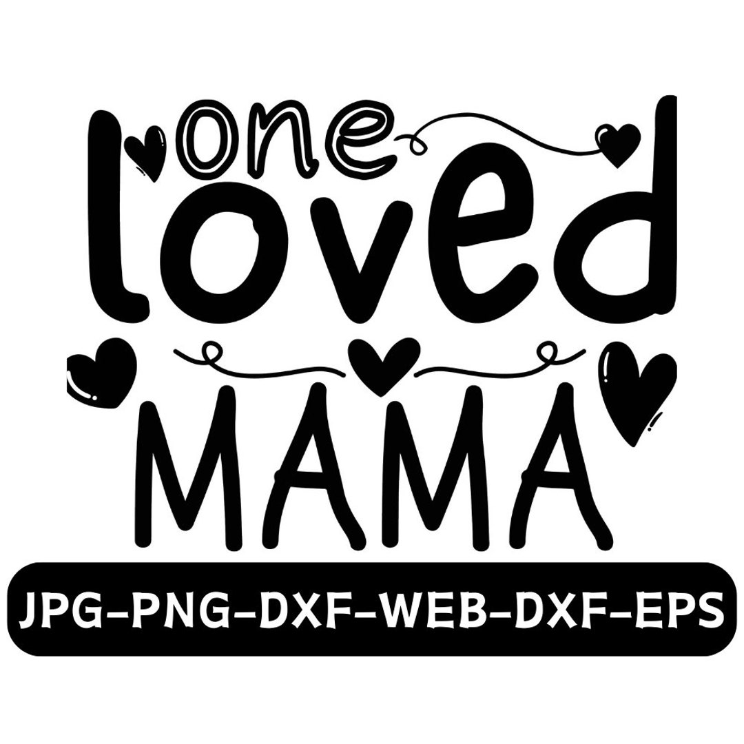 One Blessed Mama Svg\mothers Day Svg\blessed Mother Svg\mothers Day ...