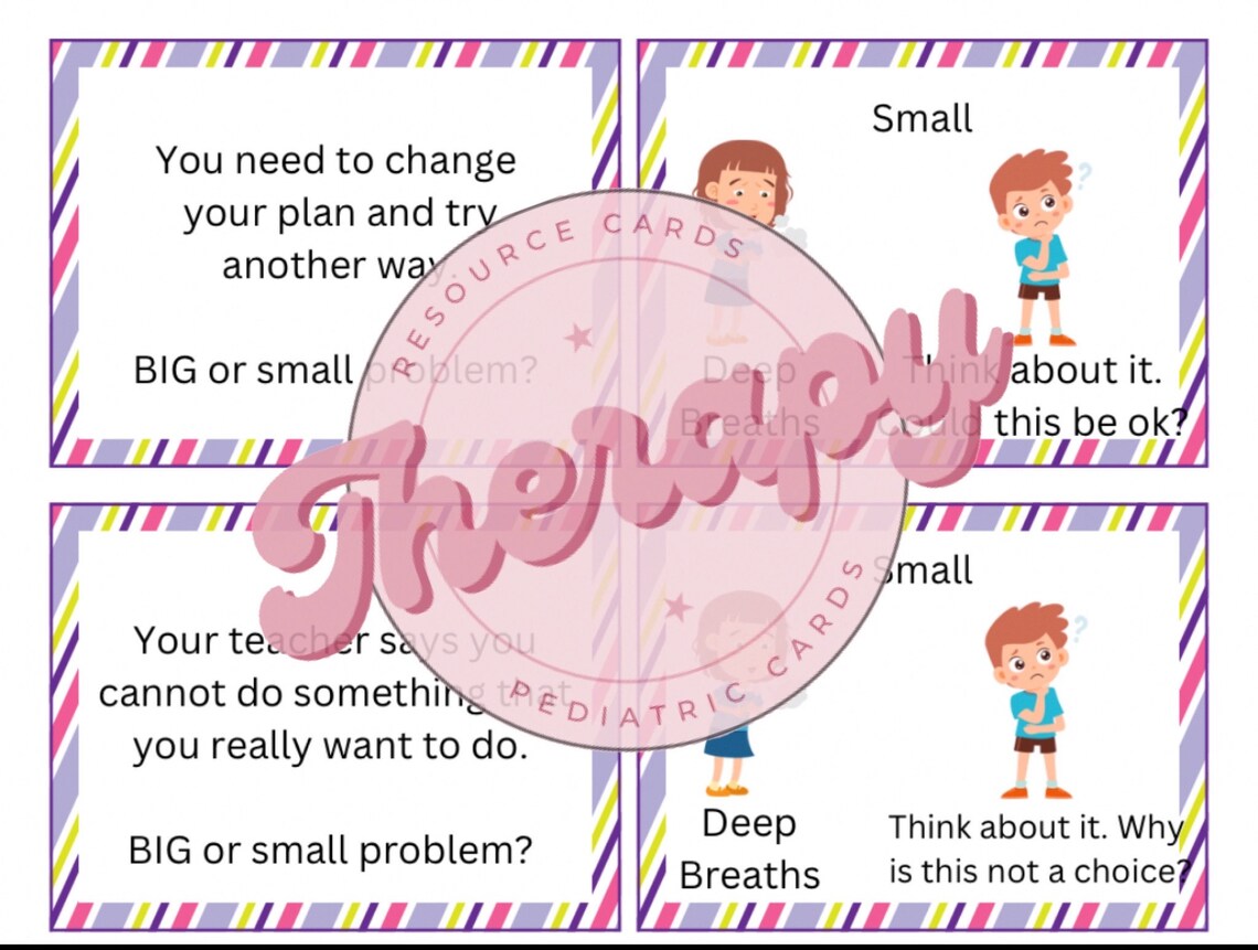 Emotional Regulation & Social Skills Deck Little Kid instant Download ...
