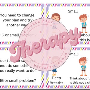 Emotional Regulation & Social Skills Deck - Little Kid *instant ...