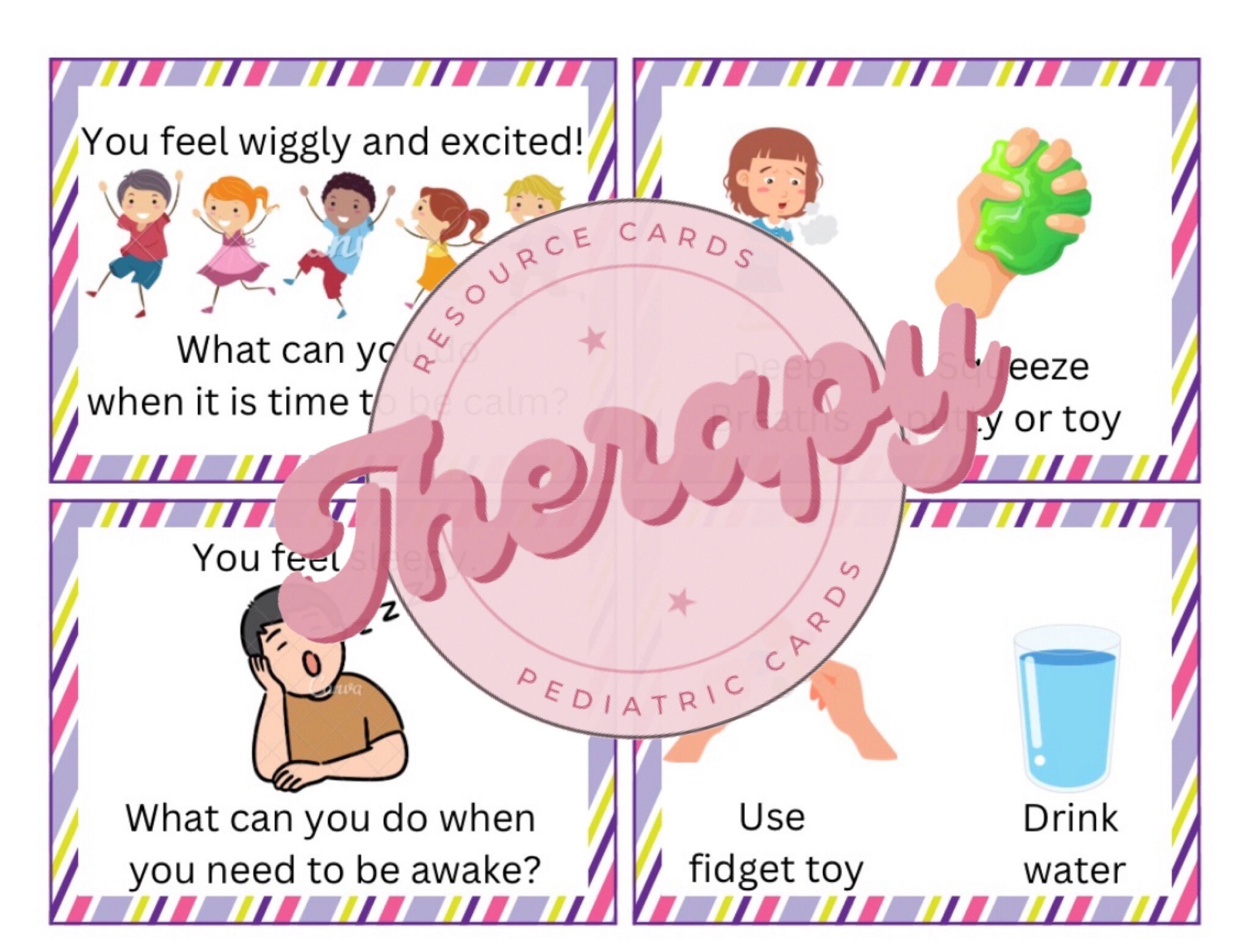 Emotional Regulation & Social Skills Deck - Little Kid *instant ...