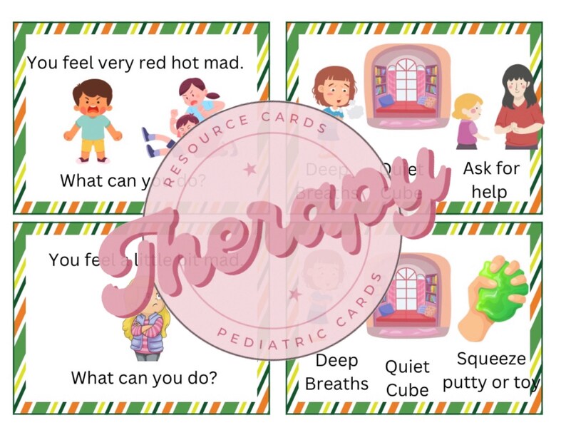 Emotional Regulation & Social Skills Deck - Little Kid *instant ...