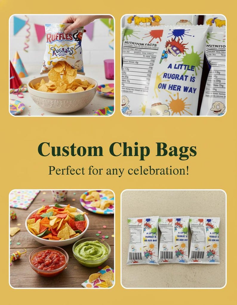 Custom Chip Bags - Etsy