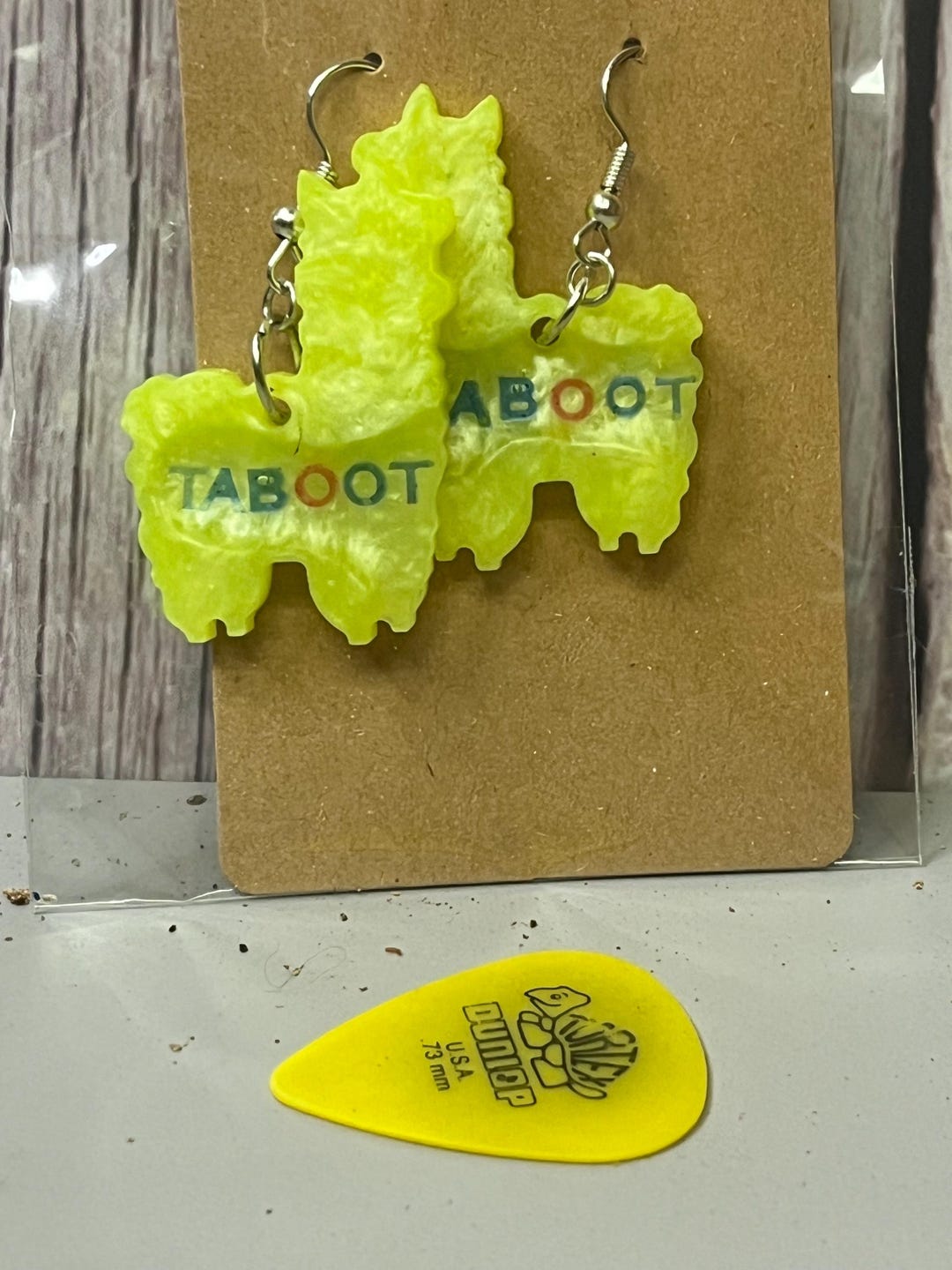 Phish Llama Earrings! Yellow Taboot Taboot! - Etsy