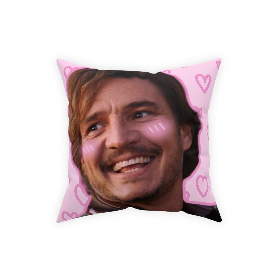 Pedro Pascal and Nicholas Cage Broadcloth Pillow Unbearable Weight of ...