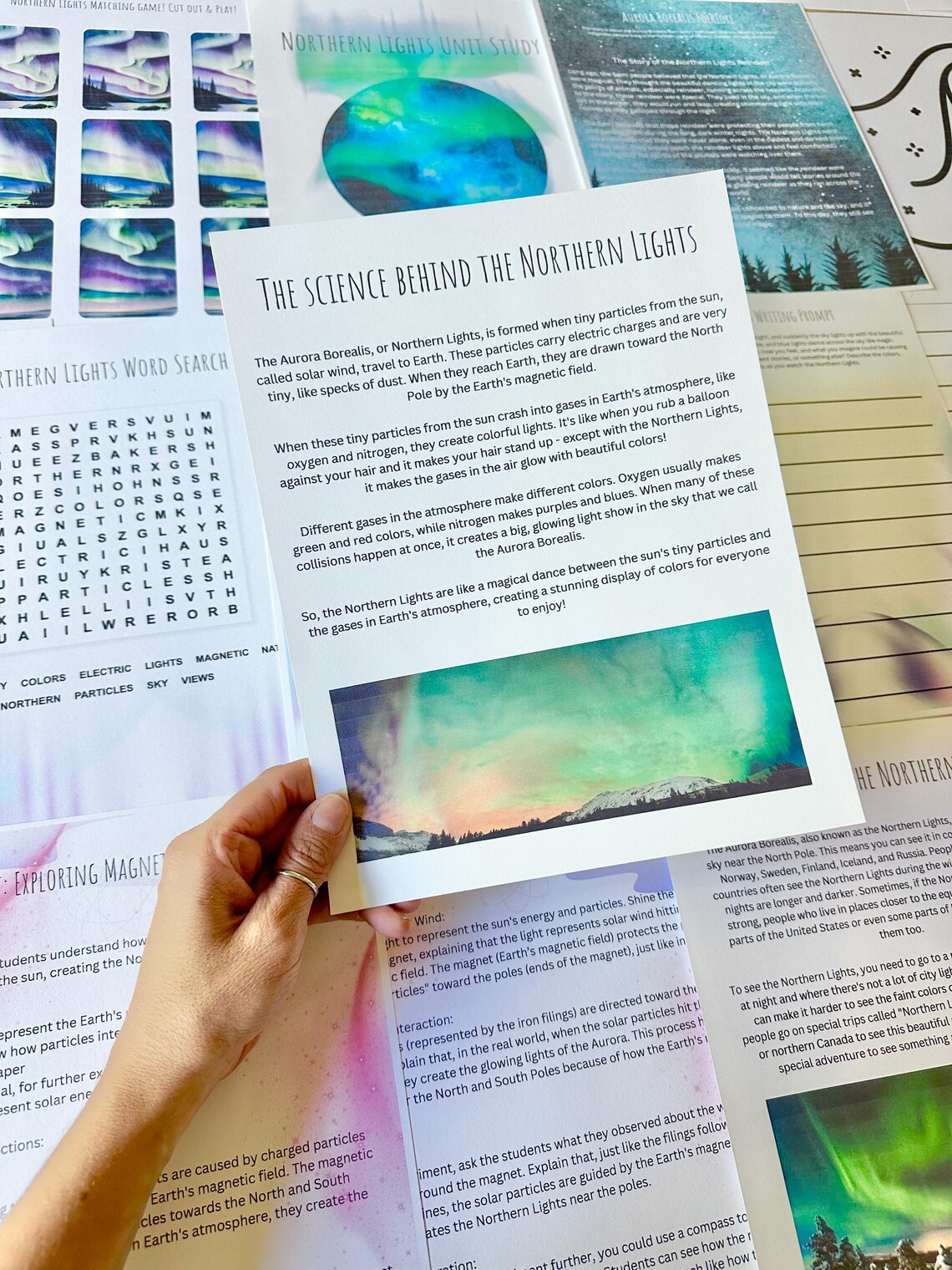 Northern Lights Unit Study | Aurora Borealis | Digital Homeschool ...