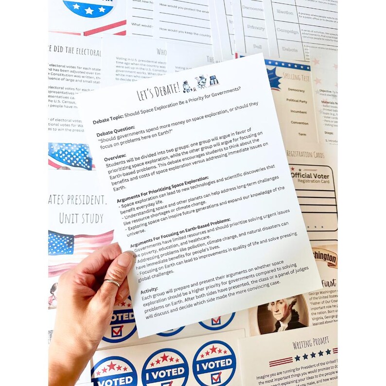 Presidential Election Unit Study: US Government, Homeschool (PDF ...